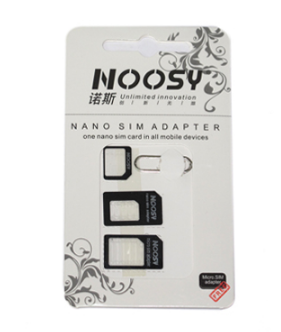 SIM adapter NOOSY micro-nano black