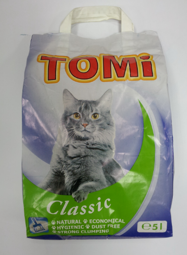 Tomi posip za mačke 5kg PLAVI