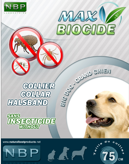 Max biocide – Antiparazitska ogrlica za velike pse