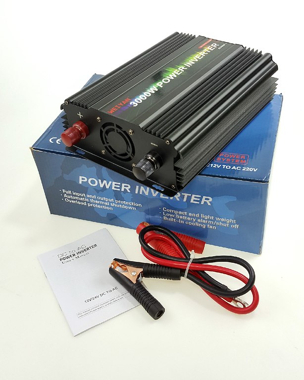 Inverter pretvarač sa 12V na 220V 3000W