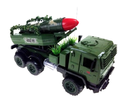 Veliki vojni kamion lanser raketa na daljinsko upravljanje
