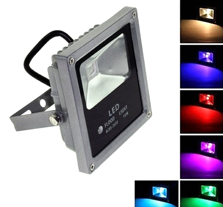 LED RGB Reflektor sa daljinskim 10W