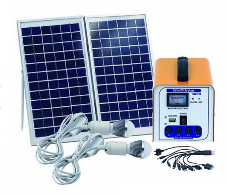 Solarni sistem 12V/7AH +2 sijalice i USB