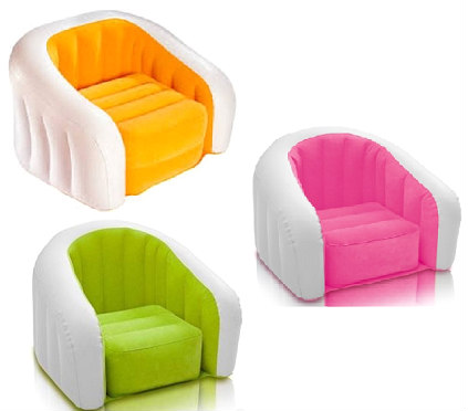 INTEX fotelje za decu na naduvavanje – Zelena, Roze ili Narandžasta