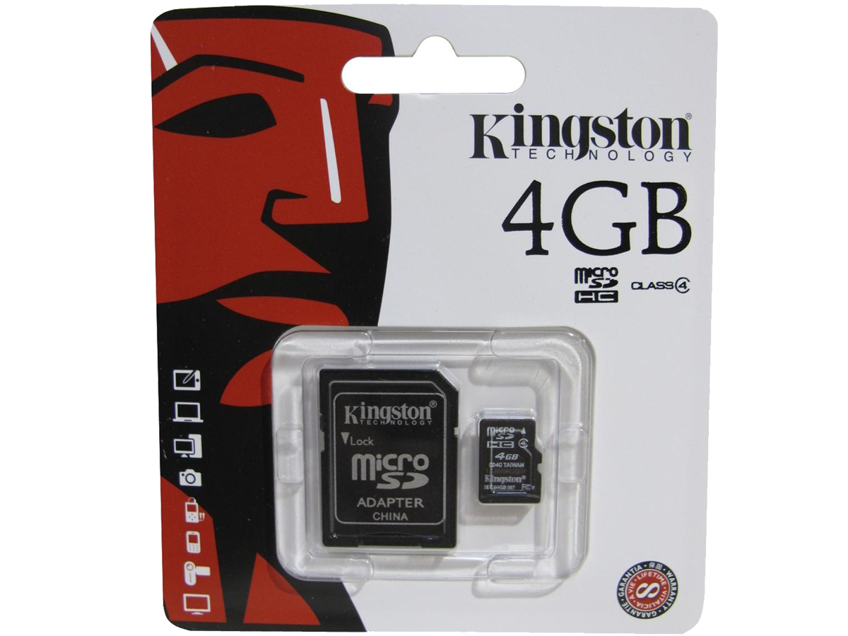 Kingston Micro SD kartica 4GB + SD adapter