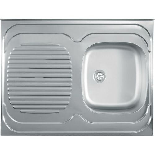 METALAC STANDARD Jednodelna inox sudopera-desna, fi 60 800 x 600 58778