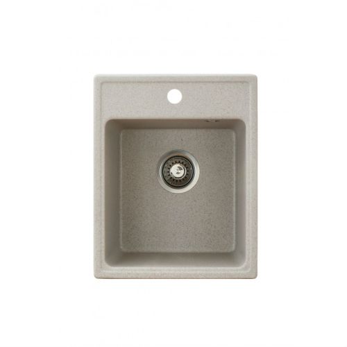 METALAC Granitna sudopera X Granit Quadro 40 400x500 fi 90 sa sifonom BEIGE 152983