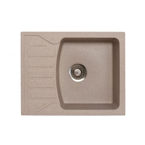 METALAC Granitna sudopera X Granit Quadro M 620x500 fi 90 sa sifonom BEIGE 144120