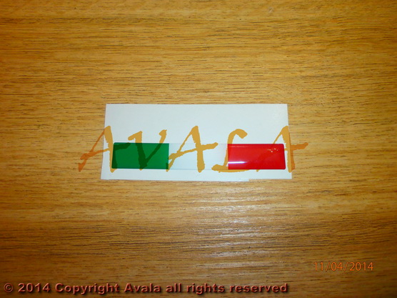 Stiker 71x11mm "Italija" *10902389*