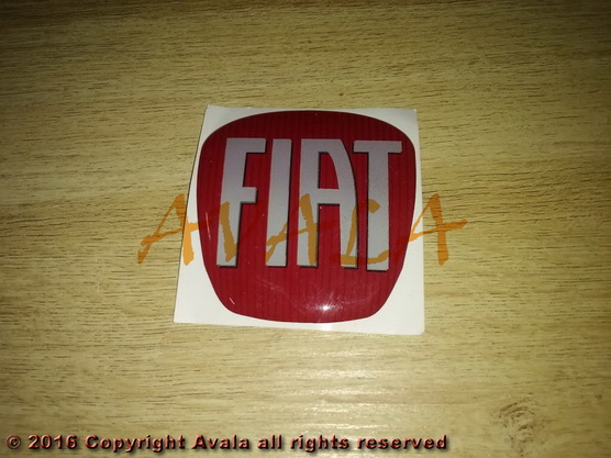 Stiker 65x69mm "FIAT" *10903221*
