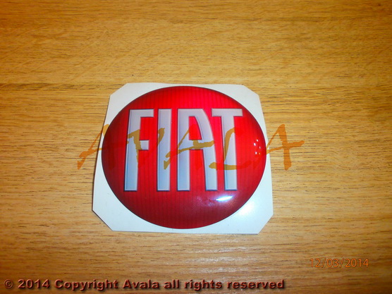 Stiker okrugli 72mm "FIAT" *10902536*