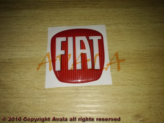 Stiker 63x70mm "FIAT" *10903222*