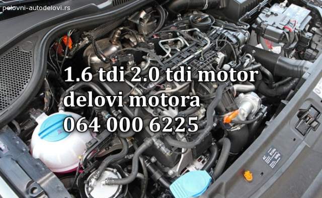 Motor 1.6 tdi kompletan delovi