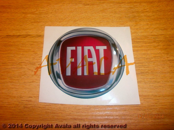 Stiker okrugli 80mm "FIAT" *10902376*