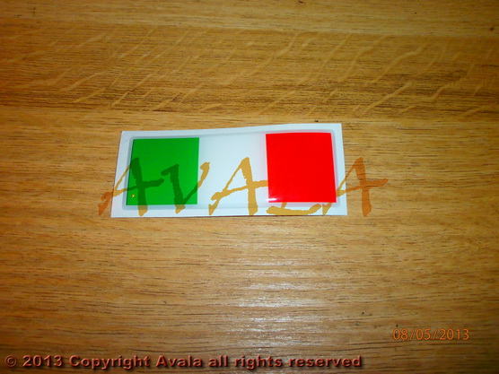 Stiker 73x28mm "Italija" *10902584*