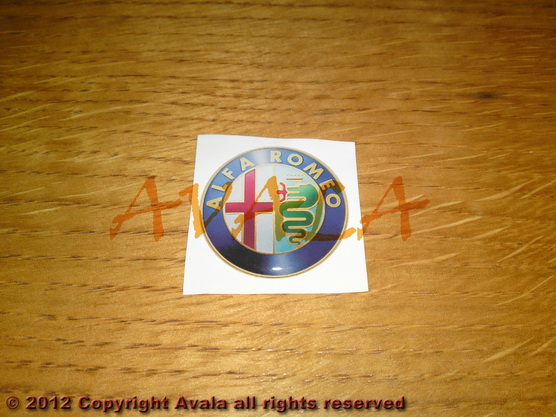 Stiker okrugli 30mm "Alfa Romeo" *10902369*