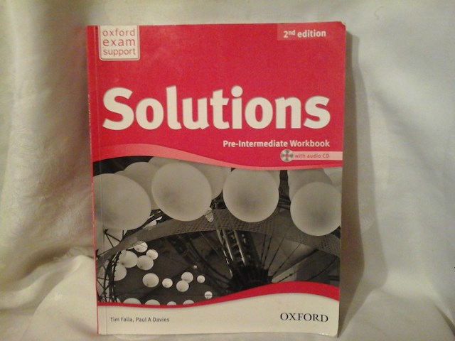 Solutions Pre Intermediate workbook CD Oxford Tim