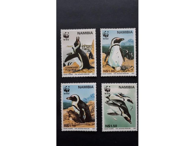 Fauna - Pingvini 1997. - Namibija. ** WWF kompl ser