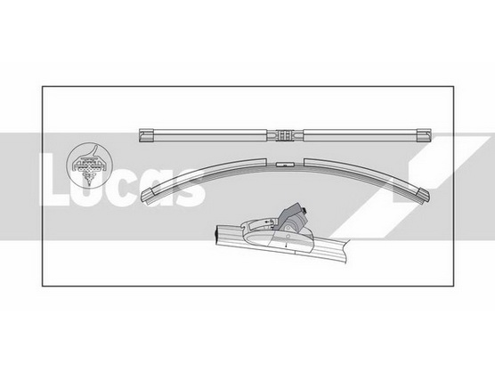 Metlica brisača 610mm Flat Blade Clear Vision *10903016*