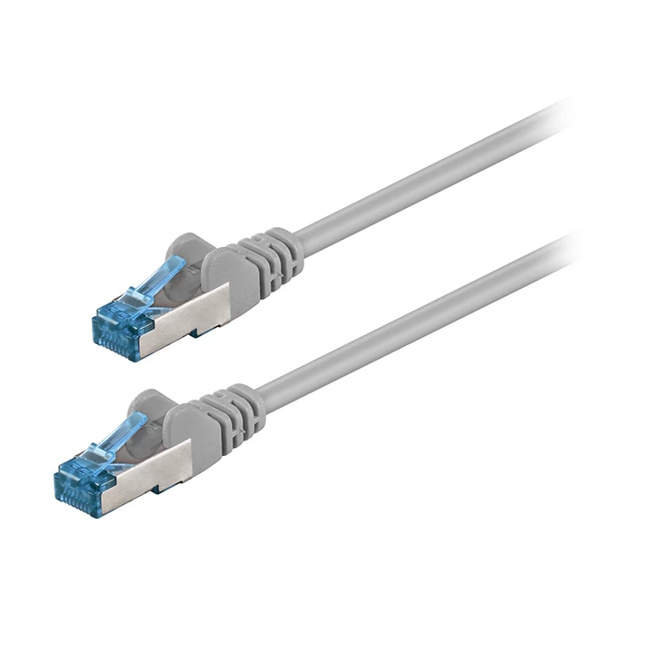 Kabl mrežni pin - pin cat6A S/FTP 0.5m, sivi