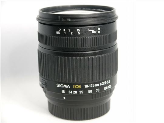 Sigma 18-125mm f/3.5-5.6 DC za Canon