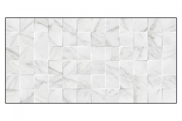 KPK1088 Carrara Mosaic 3D 25x50 - Keramika Kanjiža