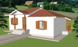 Montažna kuća Afrodita Tip 68