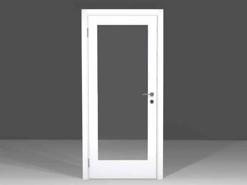 Sobna vrata – vratno krilo sa staklenom ispunom