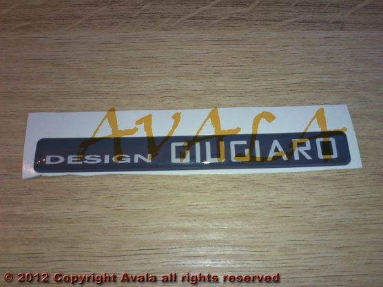 Stiker 100x12mm "Design Giugiaro" *10902460*