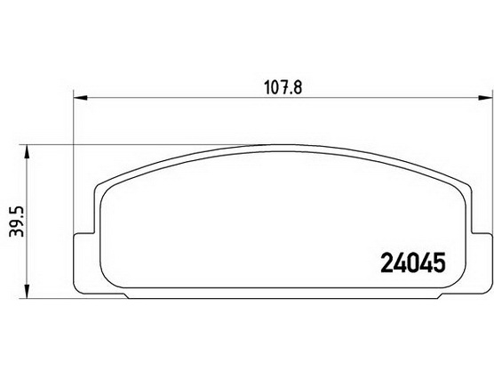 Disk pločice zadnje *14604044*