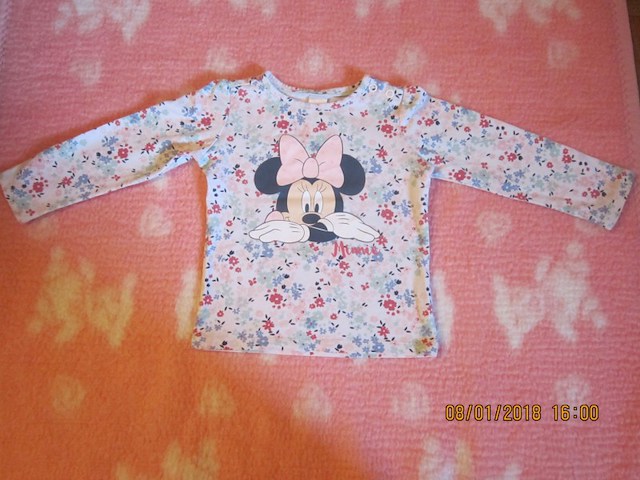 (N215.16) Majica dugih rukava Minnie Mouse, C&;A, vel.80