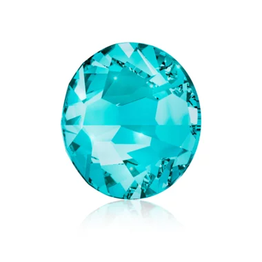 SWAROVSKI Kristali za nokte SWAROVSKI A 2058 Xilion Rose Enhanced SS10 Blue Zircon 40/1