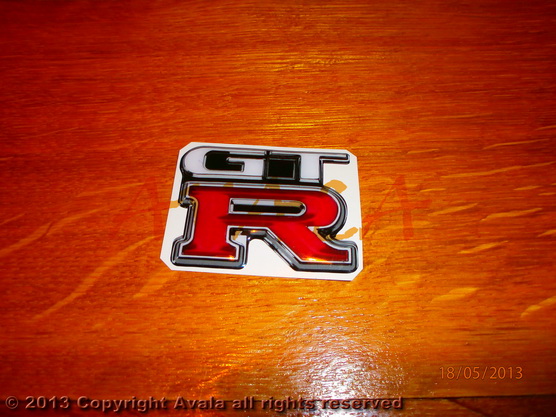 Stiker 56x42mm "GTR" *10902632*