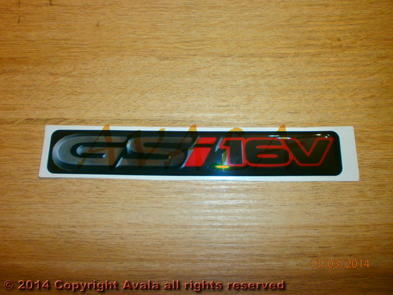 Stiker 190x30mm "GSi 16V" *10902573*