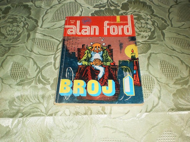 Alan Ford 258 - Broj 1 - Vjesnik Zagreb - 1983 godina