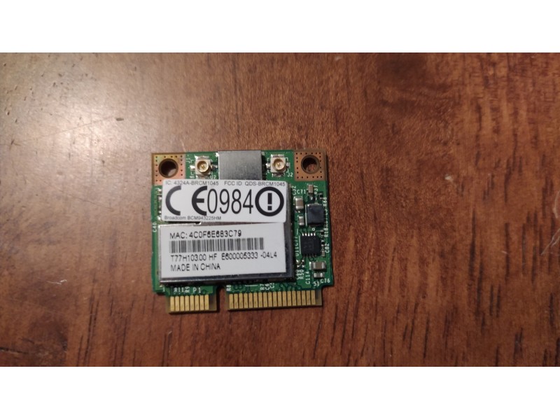 Wireless kartica QDS-BRCM1045 , skinuta sa Acer 5820T