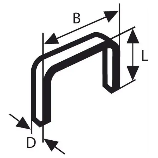 Spajalica tip 54 12,9 x 1,25 x 10 mm (1000 kom.) BOSCH