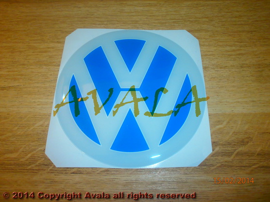 Stiker okrugli 115mm "VW" *10902743*