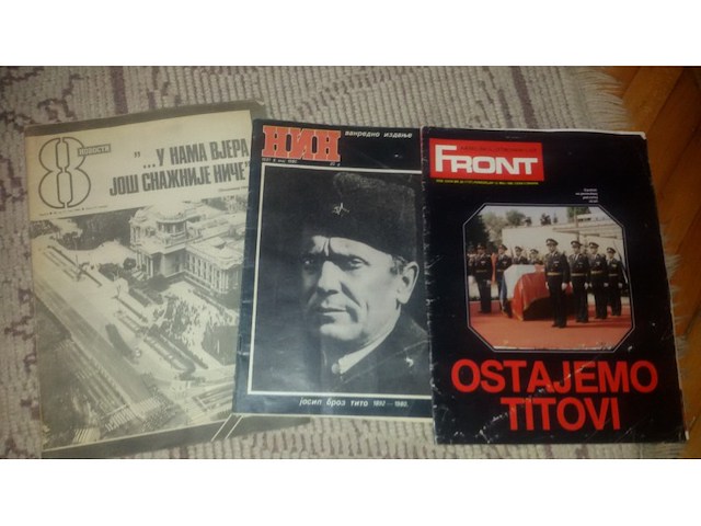 FRONT JOSIP BROZ TITO