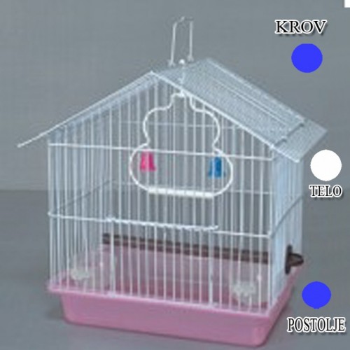 Kavez za ptice W033 plava i bela