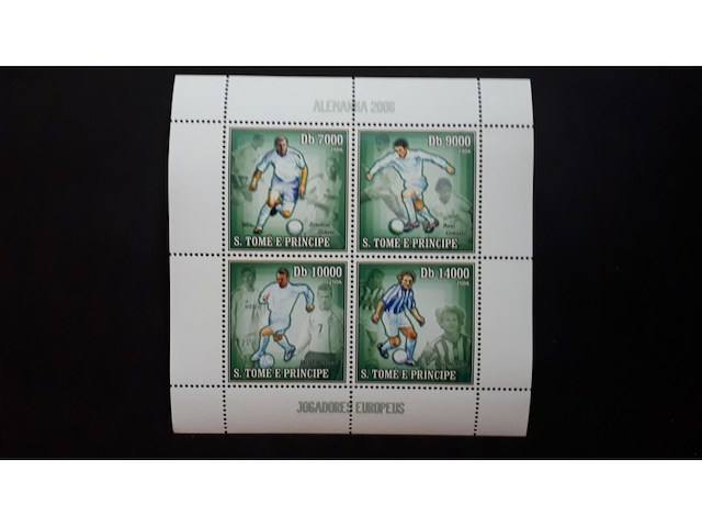 Sport - fudbaleri Evrope -SP 2006- Sao Tome 2006**T