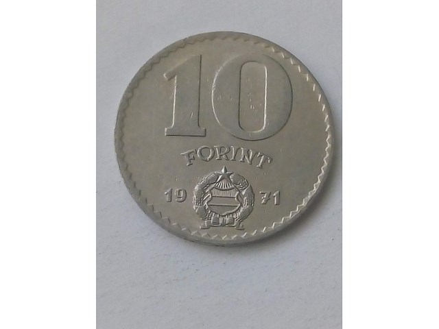 10 Forint 1971.godine - Mađarska -
