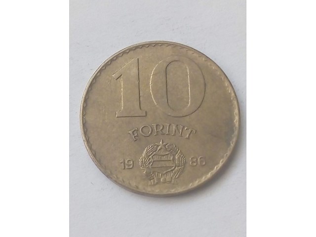 10 Forint 1986.godine - Mađarska -