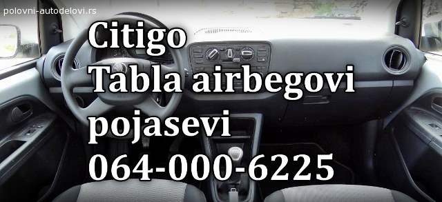 Airbegovi , table, pojasebi Citigo