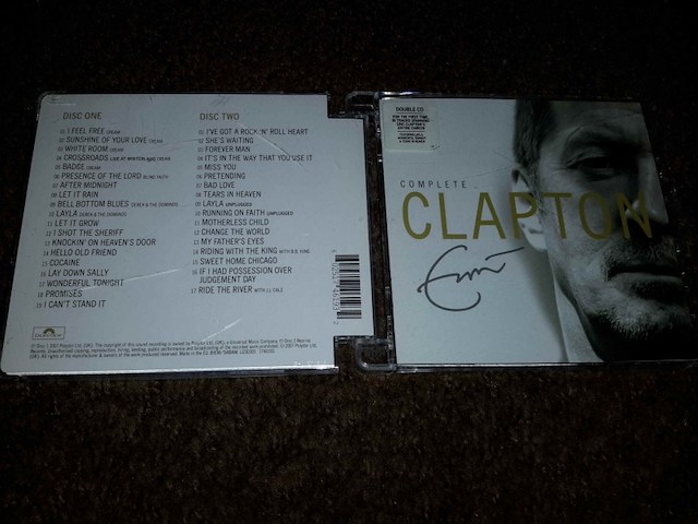 Eric Clapton - Complete 2CDa , ORIGINAL