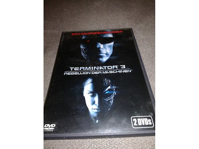 Terminator 3 Schvarzenegger ORIGINAL DVD