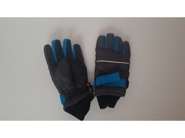 Ski rukavice sivo plave - 6,5cm