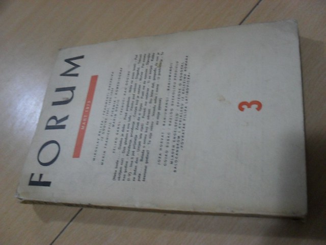 FORUM - 3/1973