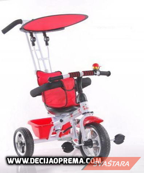 Tricikl za decu sa Tendom Playtime Crveni
