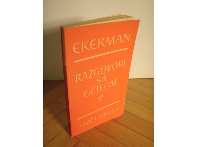 Ekerman - Razgovori sa Geteom